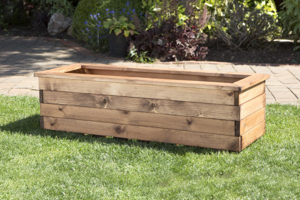 4pc Rectangular Planter Set LARGE - Timber Furniture