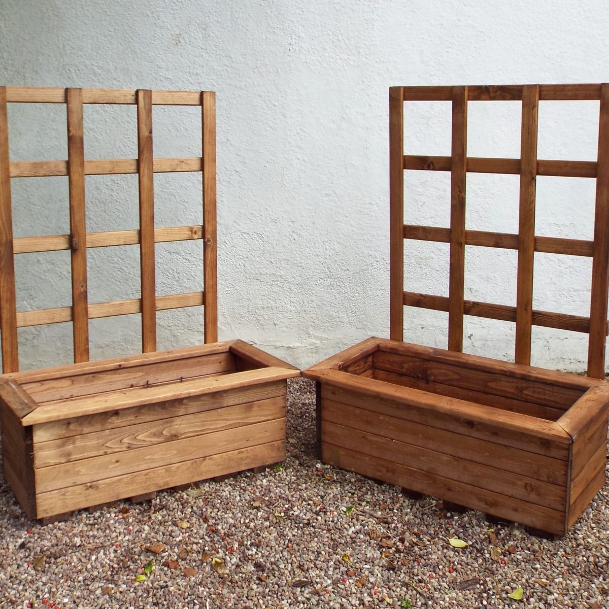 2pc LARGE KENSINGTON (Trellis) Trough Set - Timber Furniture