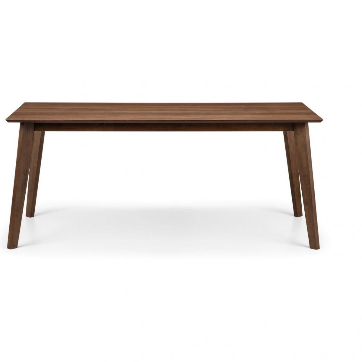 FINDLAY RECTANGULAR DINING TABLE - WALNUT & BLACK - Timber Furniture