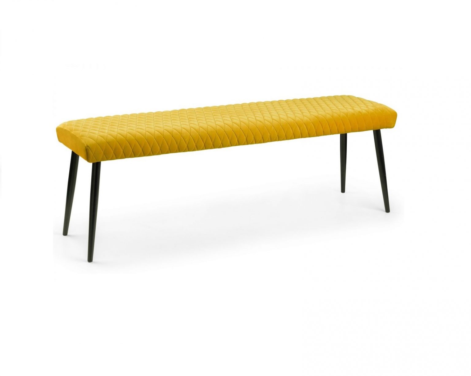 LUXE LOW BENCH - MUSTARD - Timber Furniture