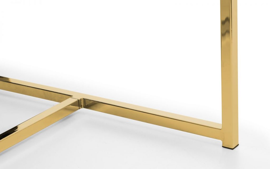 SCALA DINING TABLE - GOLD - Timber Furniture
