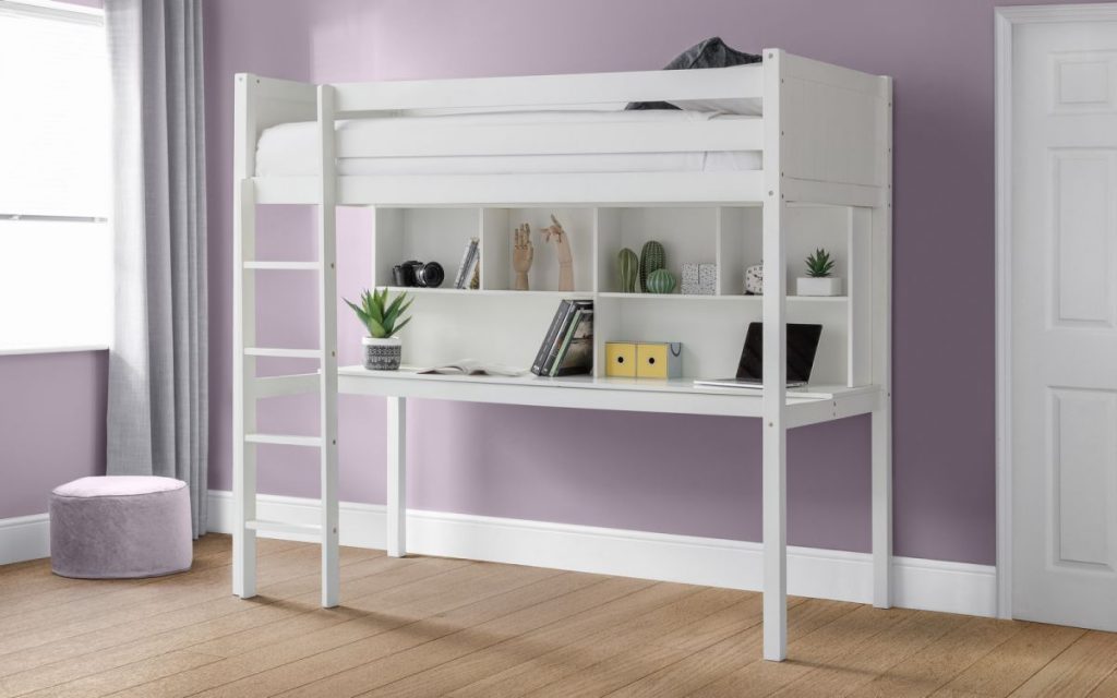 TITAN HIGHSLEEPER - SURF WHITE - Timber Furniture